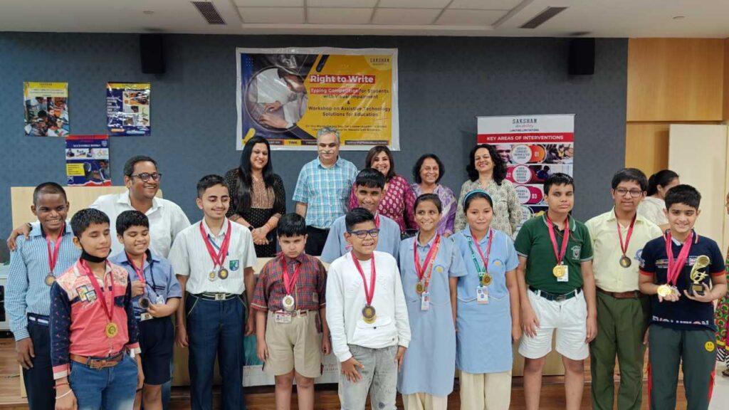 First Speed Typing Competition For Visually Impaired Students